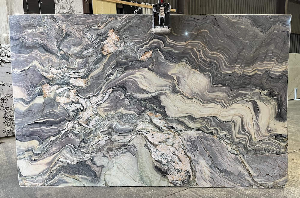 Explosion Blue Quartzite Slabs - Imperial Stone Group
